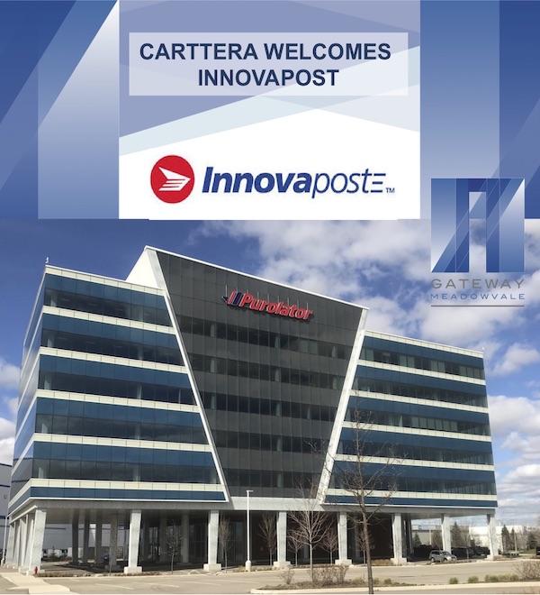 Carttera Welcomes Innovapost to Gateway Meadowvale - Carttera